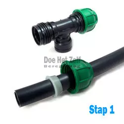 Monteren Pe-leidingen en koppelingen